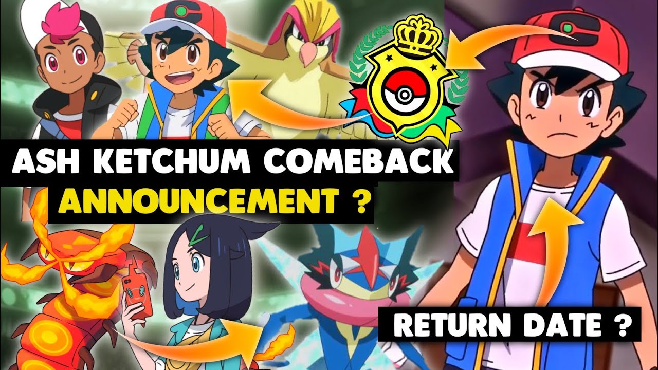 "ASH KETCHUM COMEBACK ANNOUNCEMENT ?" - YouTube