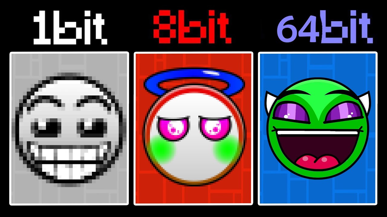 New Custom Geometry Dash Lobotomies v9, but everytime with more bits ...