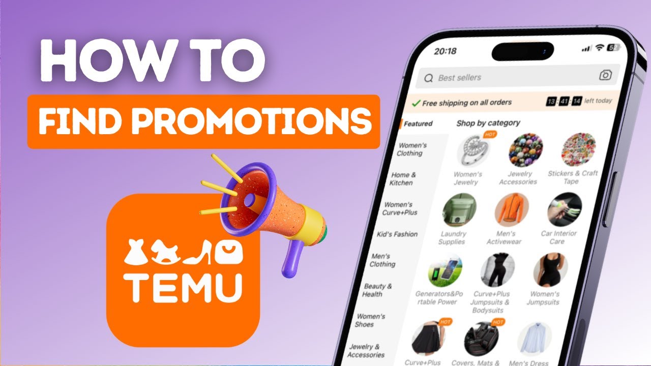 How to find promotions in Temu? - YouTube