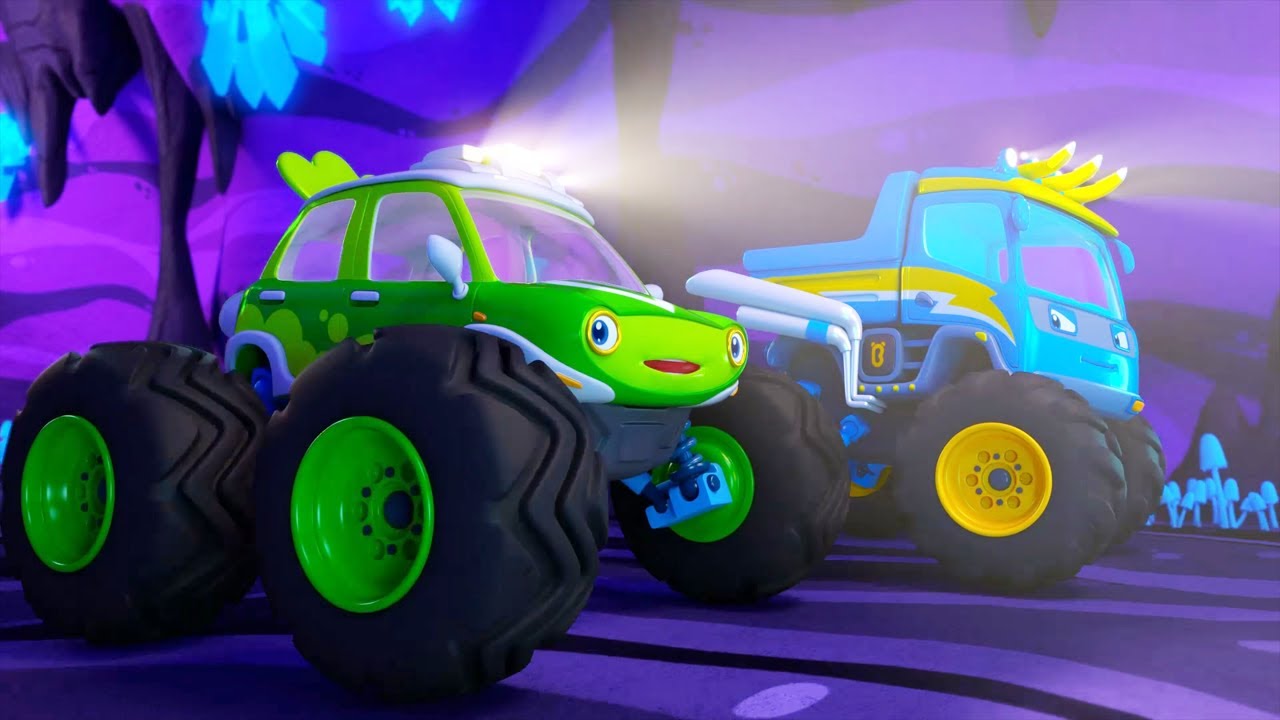 Monster Cars' Forest Exploration | Police Car, Ambulance | Cartoon for ...