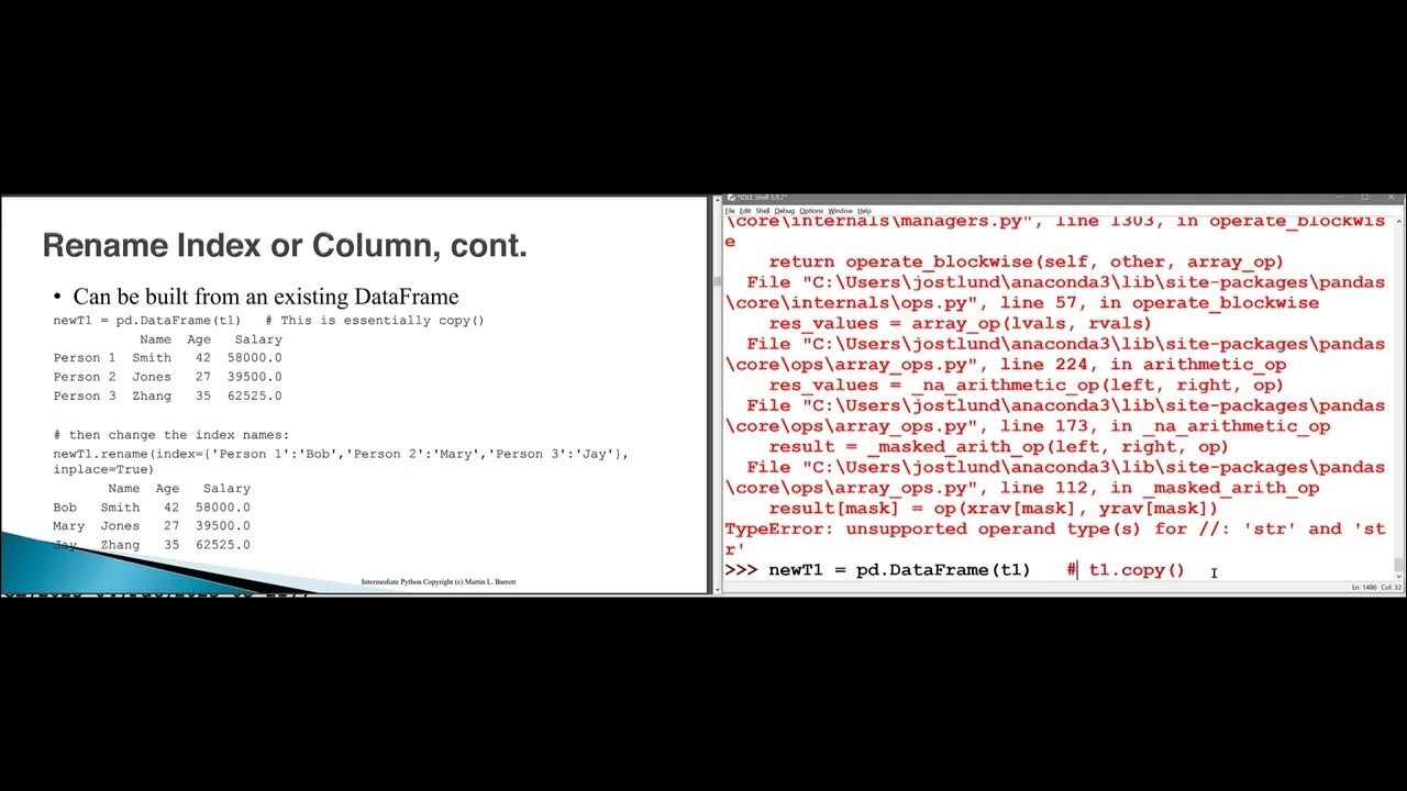 Intermediate Python A3 2022 Week 3 Lecture 2 - YouTube