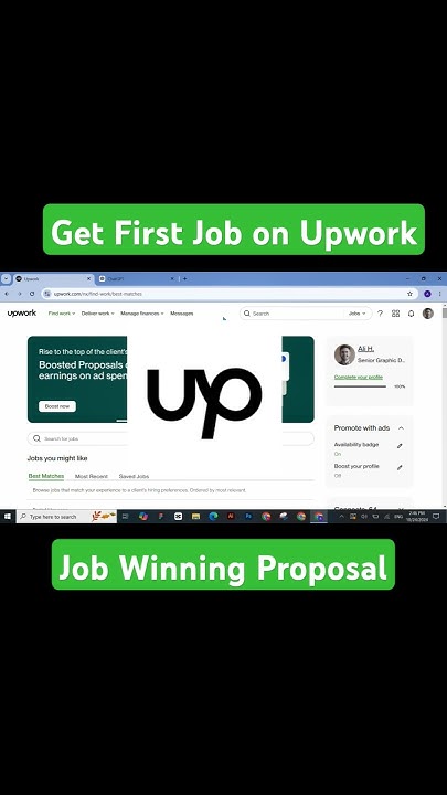 Get First Job on Upwork with Writing Job Winning Proposal with ChatGPT | Upwork Tutorial - YouTube