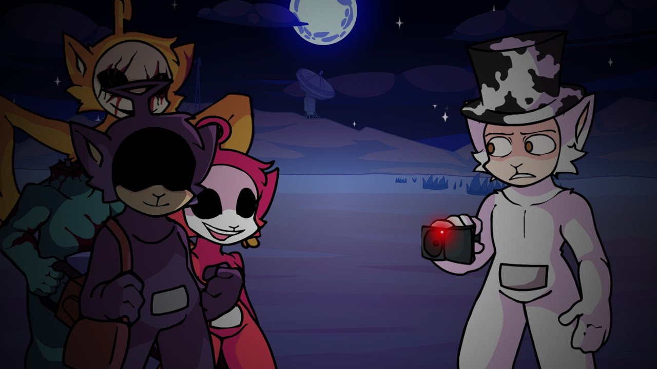 FNF Tubbie Massacre but i made a fanmade visualizer for it | Funkin In ...