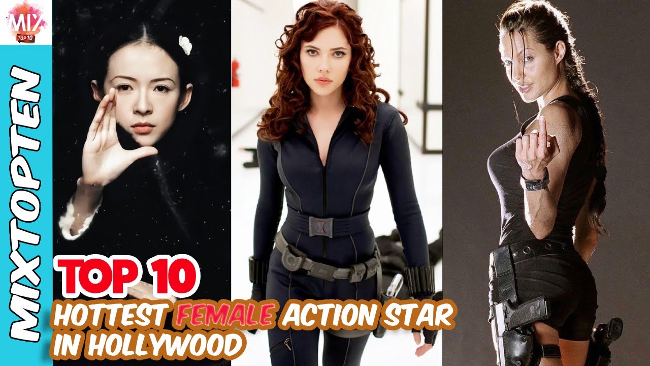 TOP 10 HOTTEST FEMALE ACTION STAR IN HOLLYWOOD #celebrity #beautiful # ...