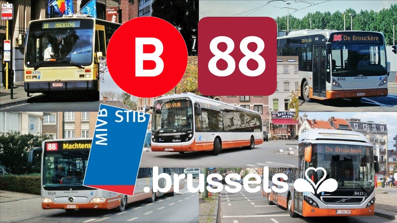 LIGNE : Bus 88 De La STIB - YouTube