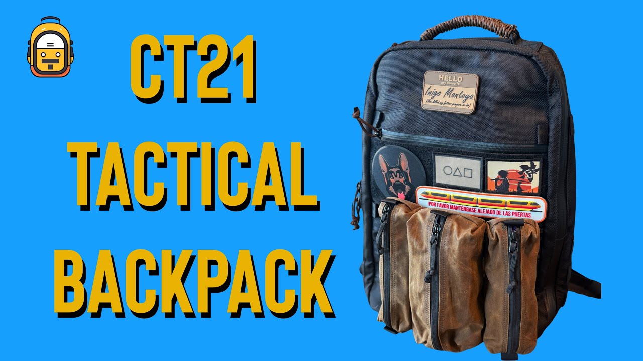 CT21 Backpack v3 Bunker Edition from CTactical - Review and Walkthrough - YouTube
