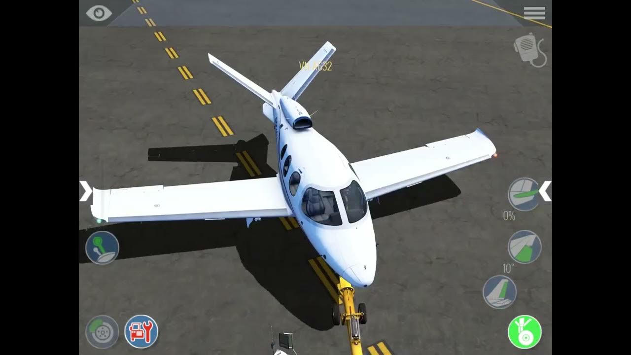Tutorial. Cirrus Vision Jet SF-50. Start up, Request ATC, Take-off ...