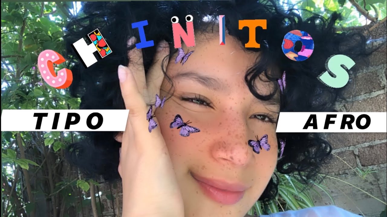 CHINITOS TIPO AFRO 🥳 súper fáciles y sin maltratar tú cabellito - YouTube