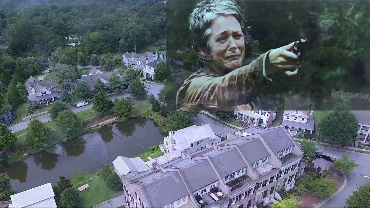 Walking Dead fly over the Windmill in 2020 ! Beautiful aerial shots of ...