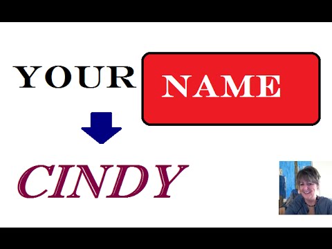 Cindy Name Meaning :1st. Name 🎥 - YouTube