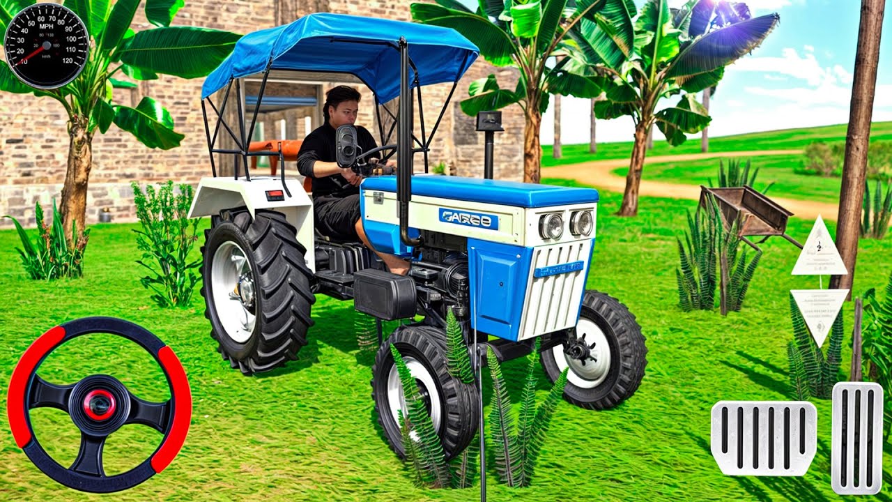 Indian Tractor Driving 3D - tractor wala game - tractor game - YouTube