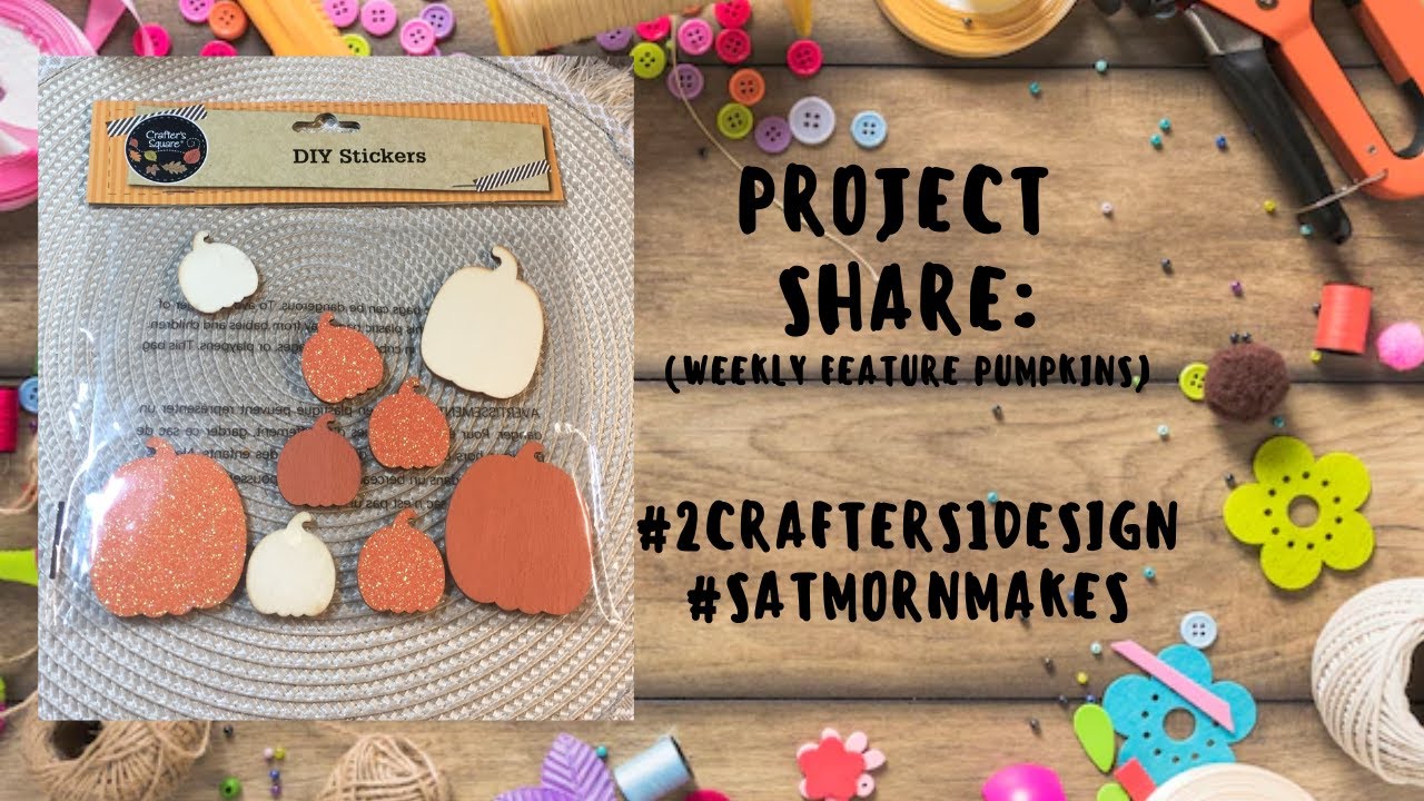 Saturday Morning Crafting #2crafters1design #satmornmakes - YouTube