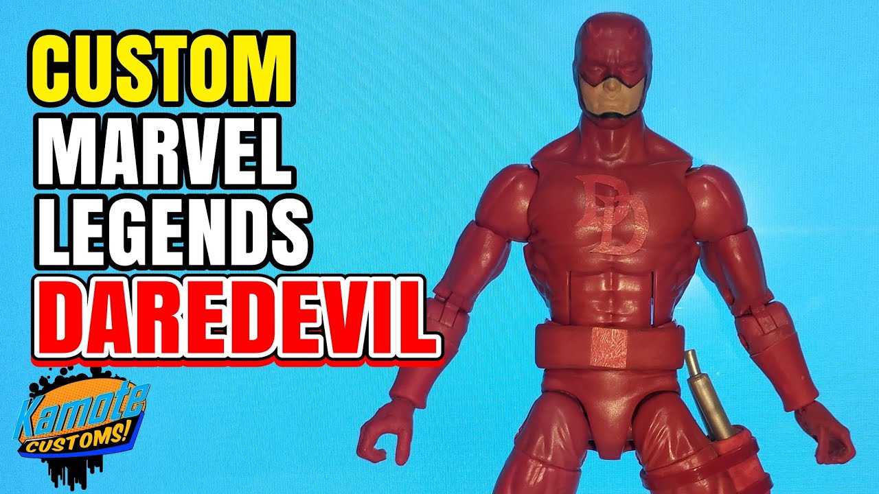 CUSTOM MARVEL LEGENDS DAREDEVIL - YouTube