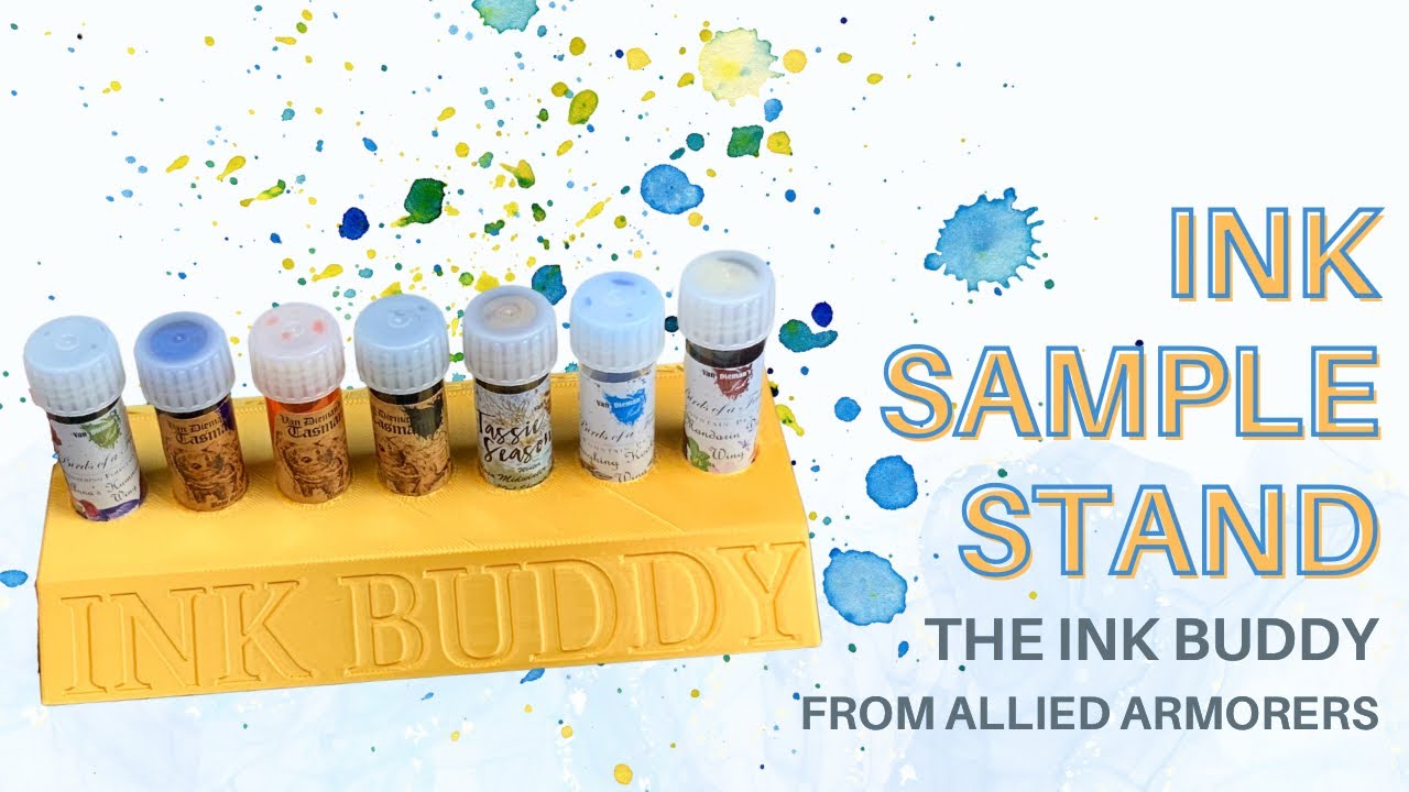 The Ink Bandit | Unboxing My New Ink Sample Vial Holder - YouTube