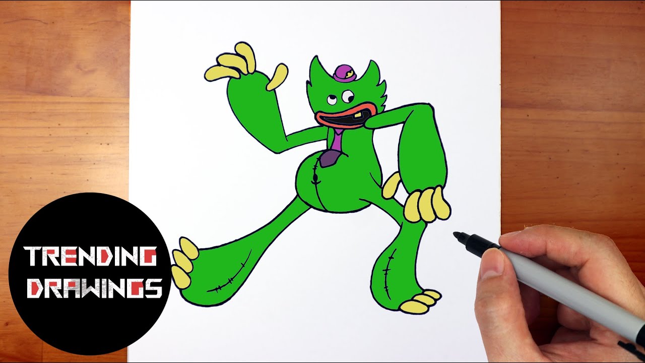 How To Draw Poppy Playtime Character - Silly Billy Easy Step by Step ...