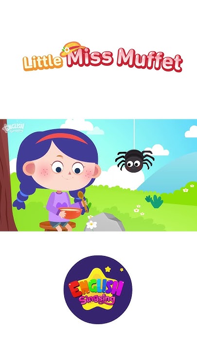 Little Miss Muffet- Nursery Rhymes - Animation Kids song with Lyrics # ...