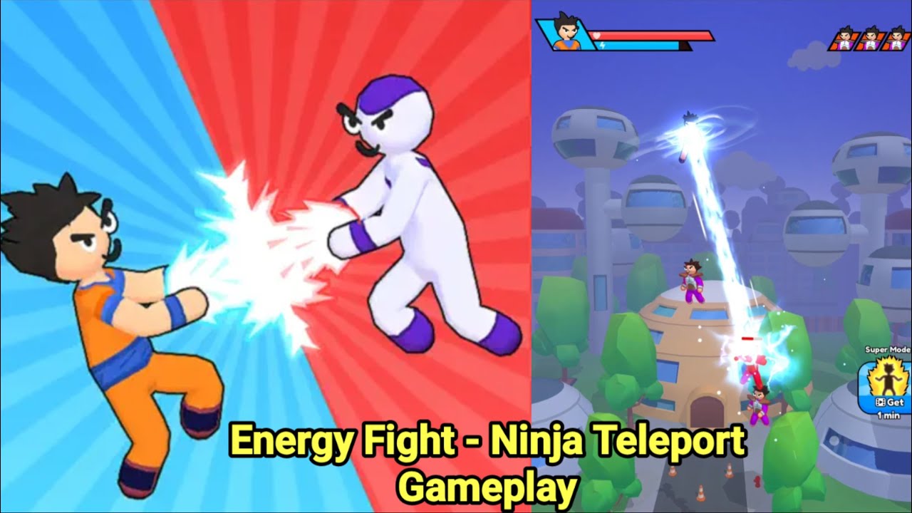 Energy Fight - Ninja Teleport Game Gameplay - YouTube