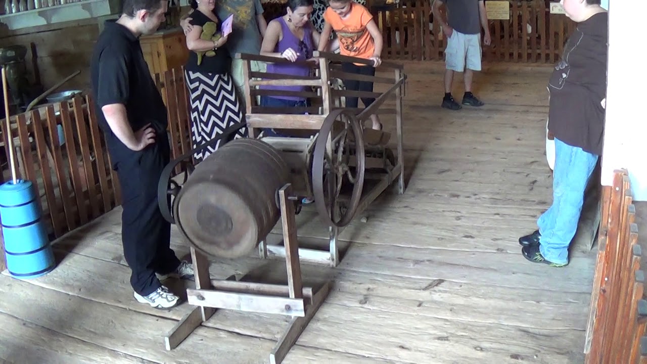 Goat Treadmill with Centrifugal Butter Churn, 8 31 2013, at Curran ...