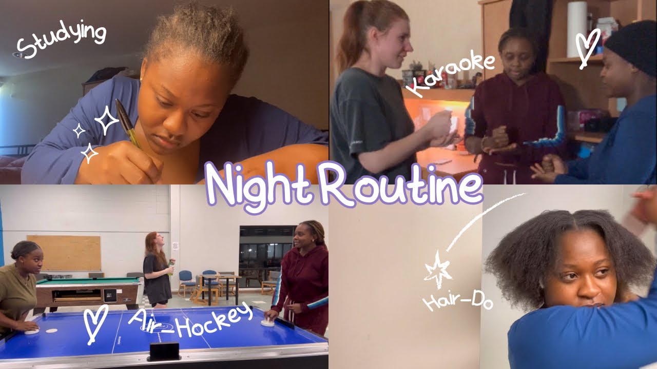 My night school routine - YouTube