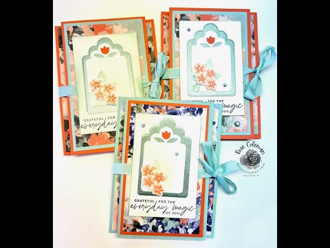 Friday, Feb 10th Vertical Free Standing Fun Fold card - YouTube