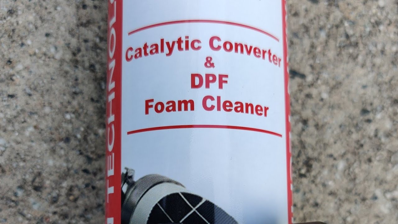 Clean Catalytic Converter with Foam - YouTube