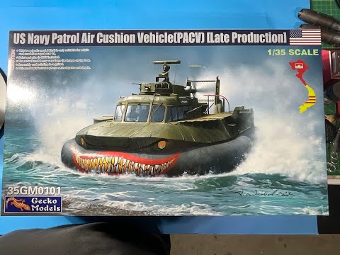 Sprue Review Gecko Models 1/35 US Navy Patrol Air Cushion Vehicle - YouTube