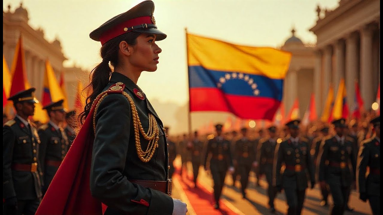🔥 La Mujer Soldado Más Bella de Venezuela en un Desfile Militar Épico ...