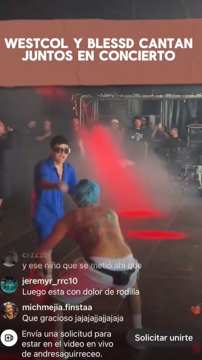 Westcol y Blessd cantan juntos en concierto.🔥 - YouTube