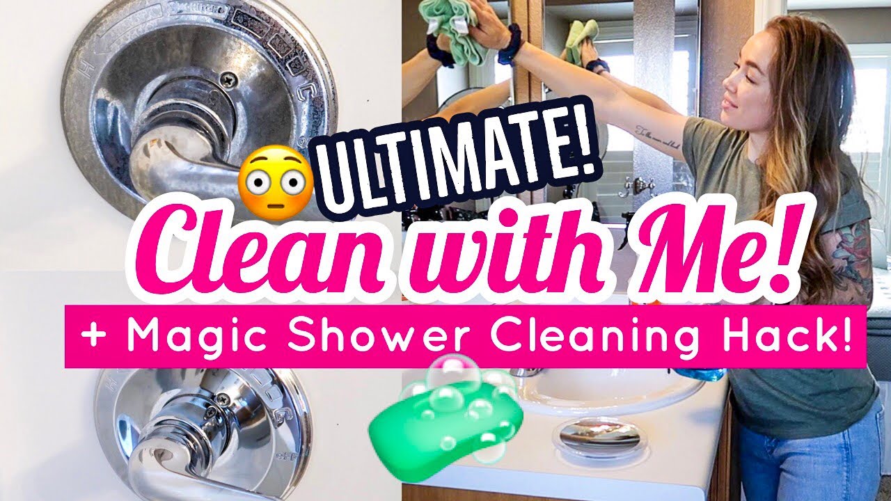 NEW! ULTIMATE CLEAN WITH ME | DIY MAGIC SHOWER CLEANER | CLEANING ...