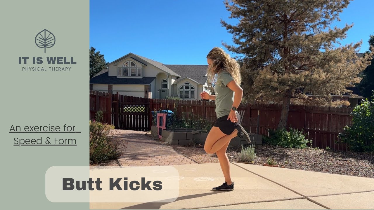 Butt Kicks - Running Drill - YouTube