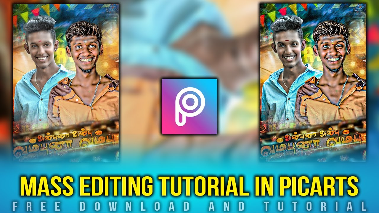 Mass poster editing tutorail and download files 🔥 #picsart #edit ...