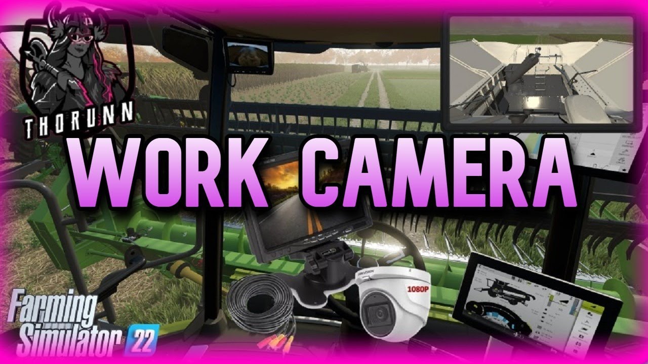 WORK CAMERA | CAMARAS DE TRABAJO | FS22 - YouTube