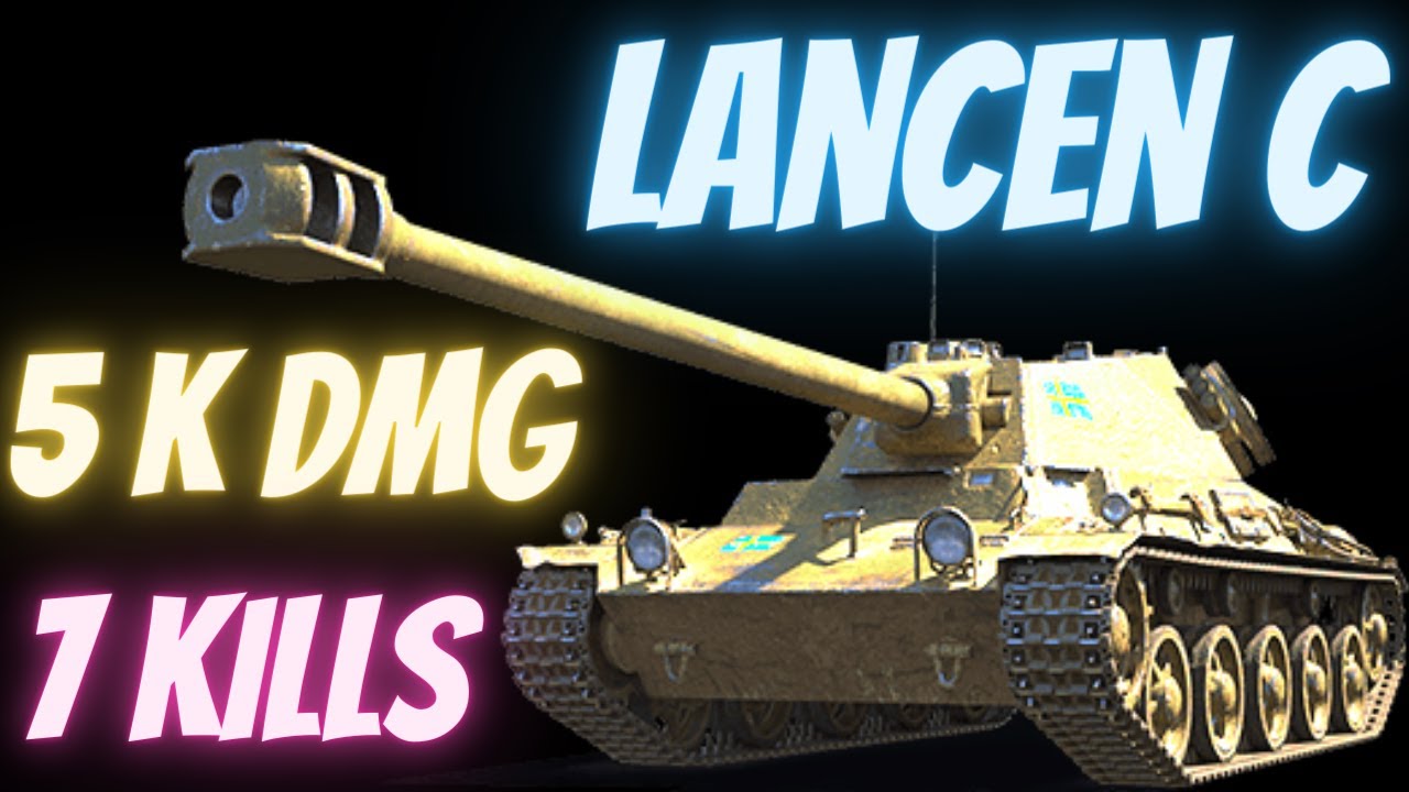 Lancen C || Tier 8 Swedish Medium Tank || 5.1 K Damage || 7 Kills ...