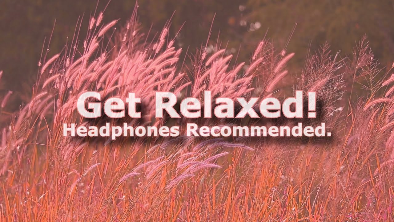 RELAX to the SOOTHING/GENTLE WIND BLOWING THROUGH the Tall Pink Grass ...