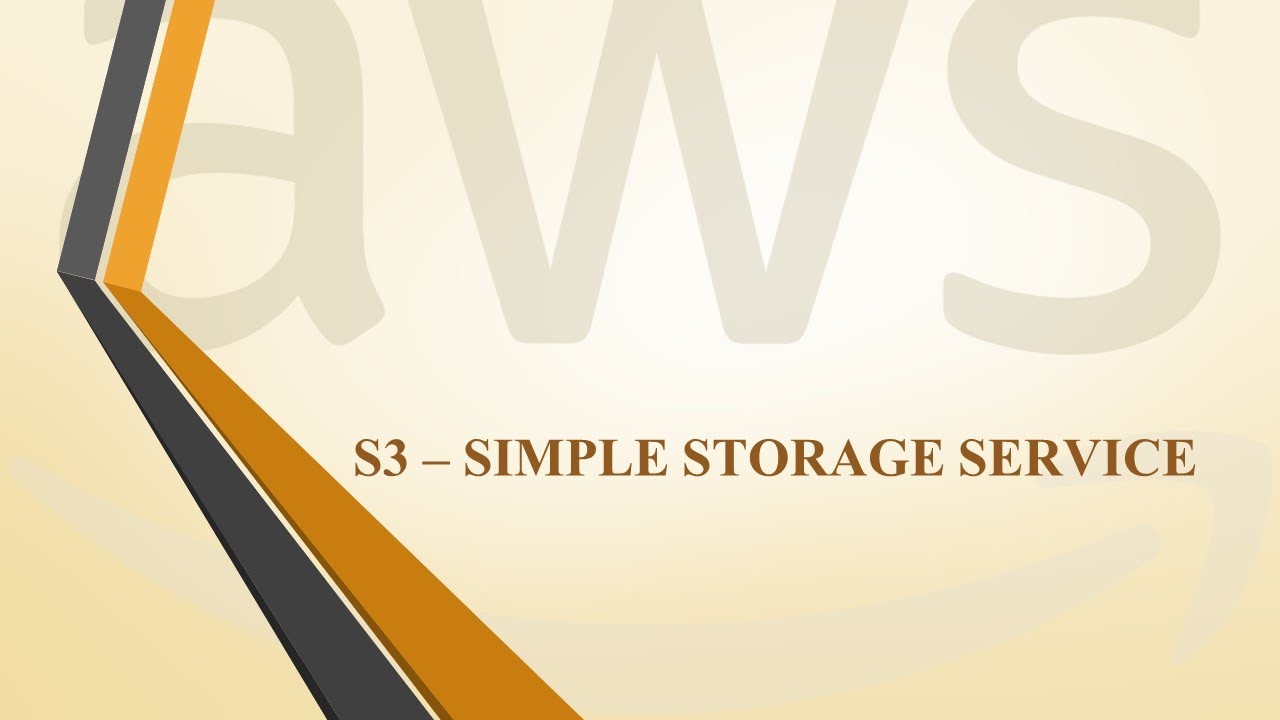 AWS Introduction to S3 - Simple Storage Service - YouTube