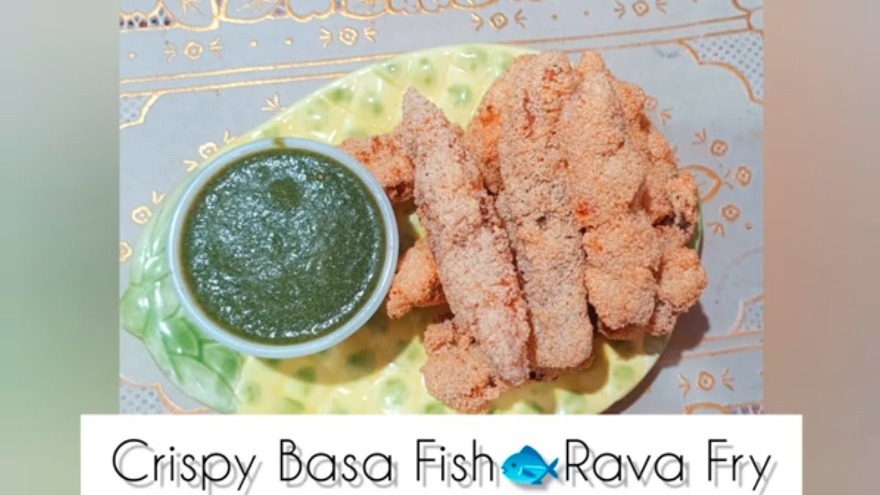 Basa fillet fish Rava Fry recipe 🐠🐠 crispy and tasty #recipeoftheday ...