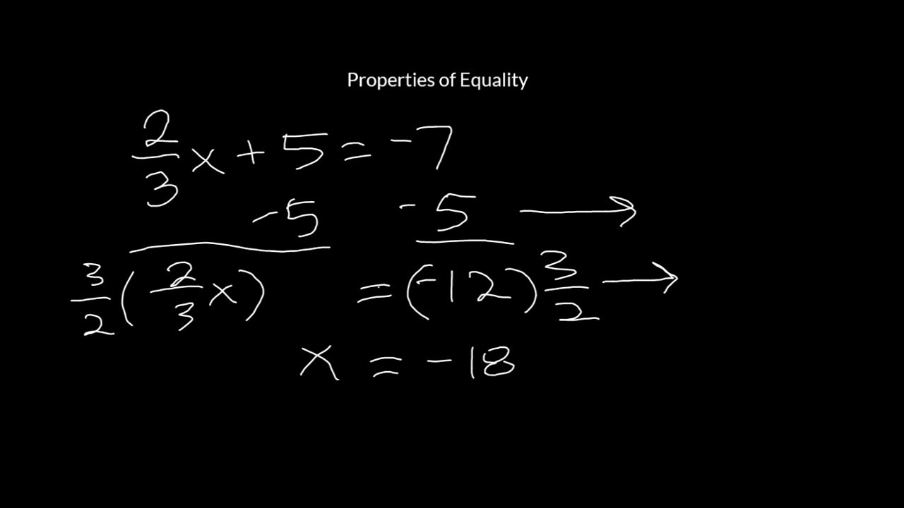 Properties Of Equality YouTube Properties Of Equality YouTube