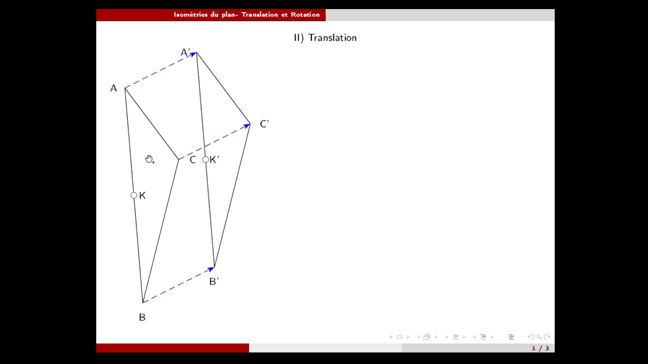 4ième Cours sur le chapitre translation et rotation (avec les activités ...