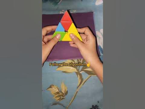 How to make a pattern in pyraminx cube @suvojimaji8516 - YouTube