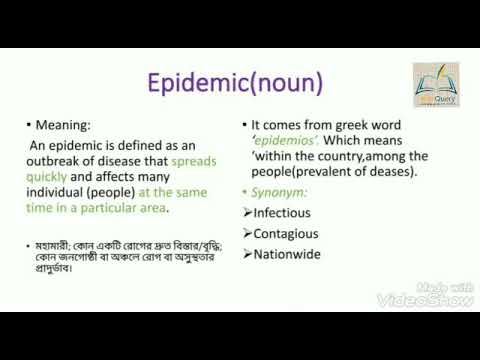 Epidemic Vs Pandemic| Meaning|English word|Education|Briefly Discussed ...