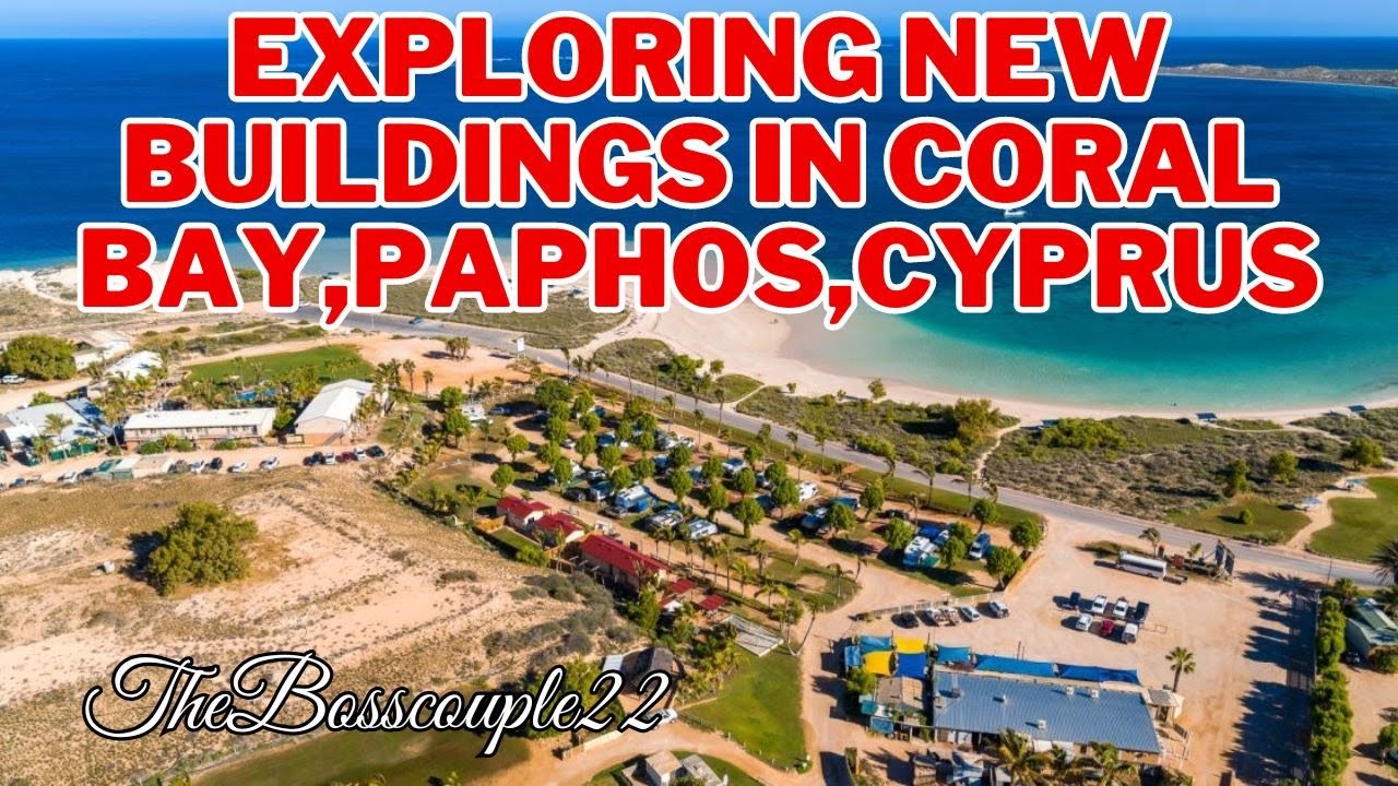 Touring New Beachfront Homes in Coral Bay, Paphos, Cyprus - YouTube