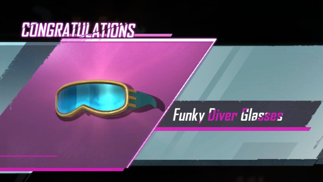 Funky Diver Glasses @BattlegroundsMobile_IN Primium Crate Opening - YouTube