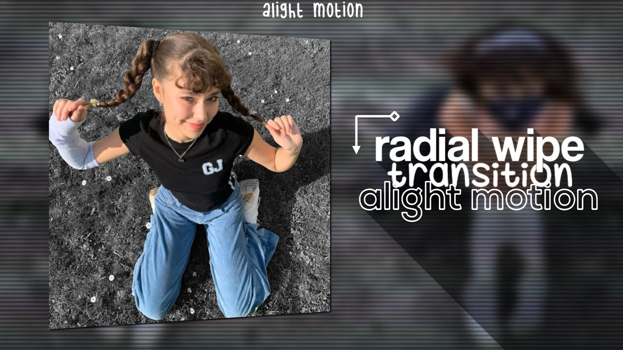 radial wipe transition | alight motion - YouTube