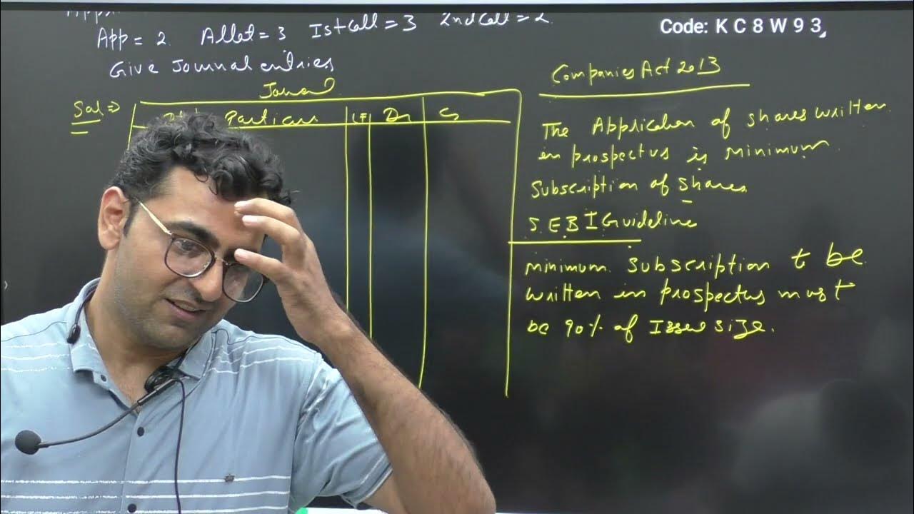 issue of shares c2(i) - YouTube