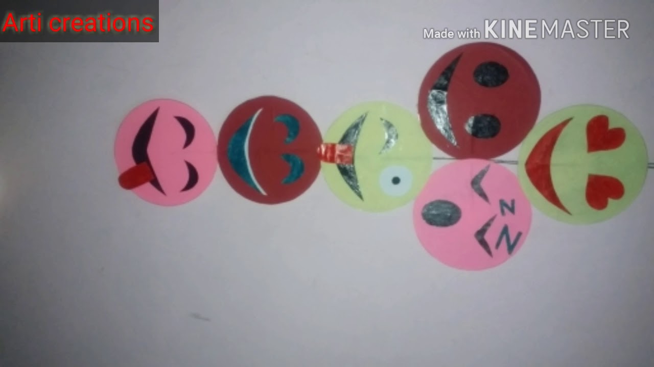 DIY Emoji / Smiley with old CD.. How to made smiley / emoji / funny ...