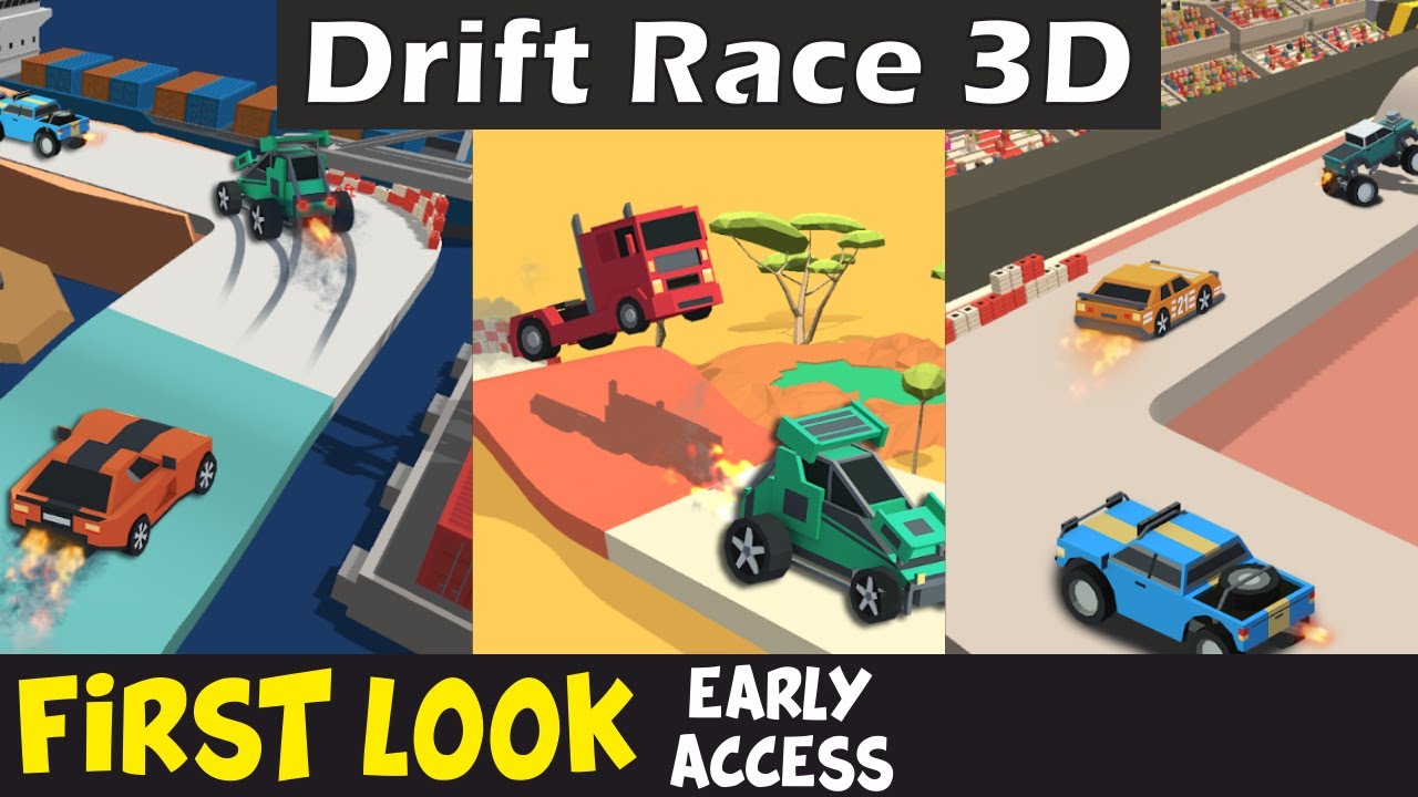 ⭐ Drift Race 3D | Early Access | Android iOS | Gameplay - First Look ...