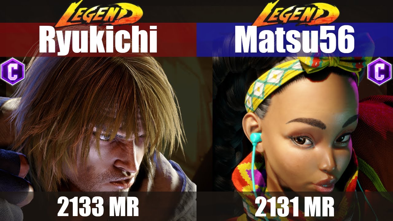 スト6 SF6 SEASON 2 Ryukichi (Ken ケン 肯) Matsu56 (Kimberly キンバリー 金伯莉 ...