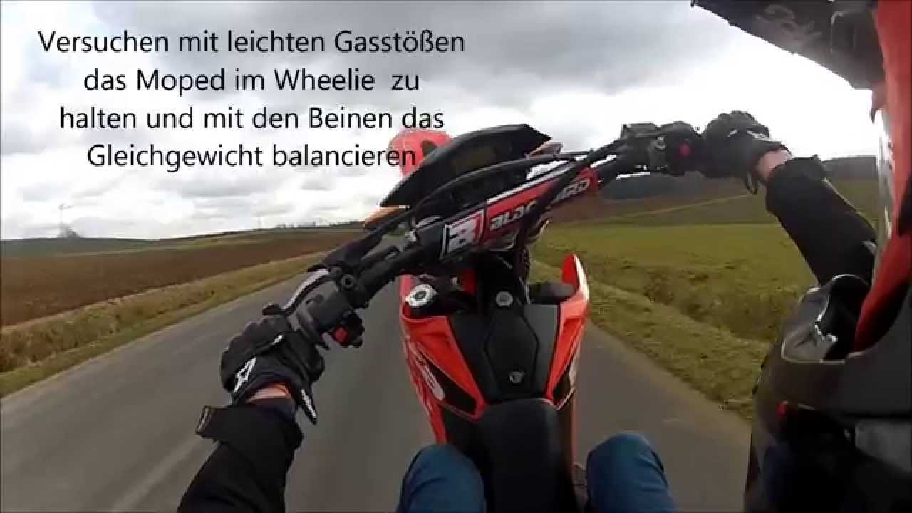 Beta rr 125lc Wheelie Tutorial - YouTube