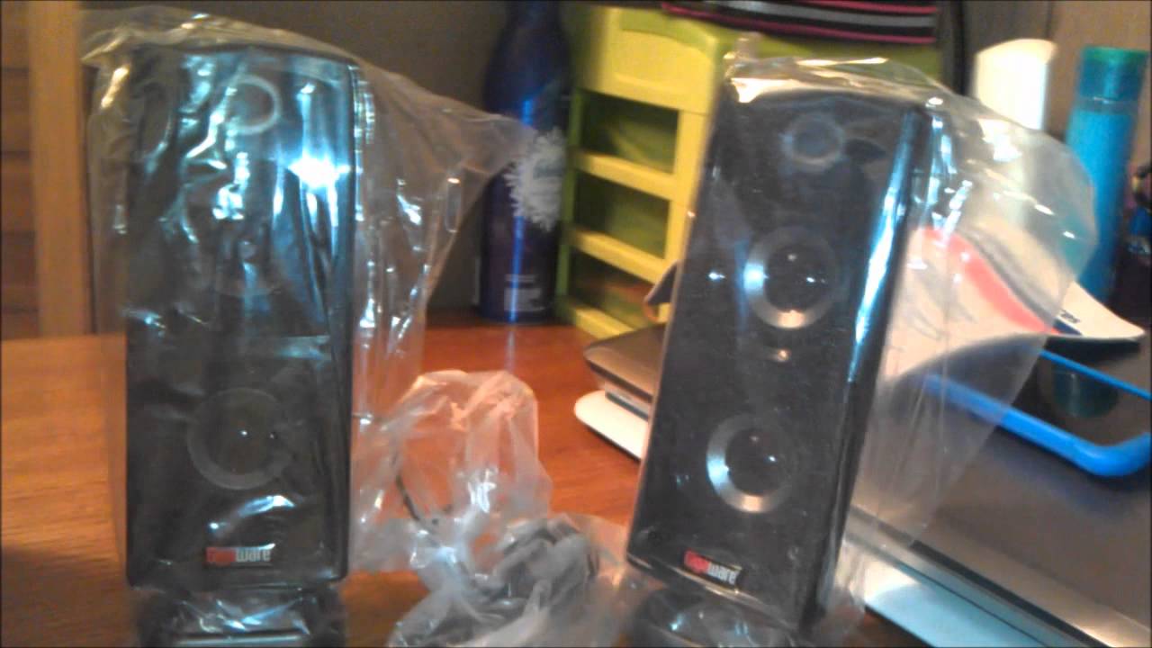 Unboxing of the Gigaware 2.1 Mutimeda Speakers 42w with Subwoofer - YouTube