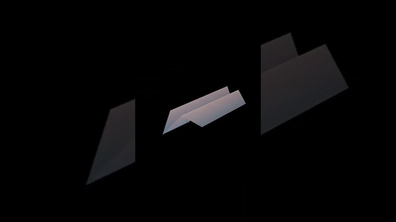 Blender Airplane Origami Showcase - YouTube